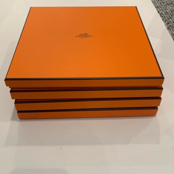 Hermes | Other | Hermes Boxes Set Of 4 92 Inch | Poshmark